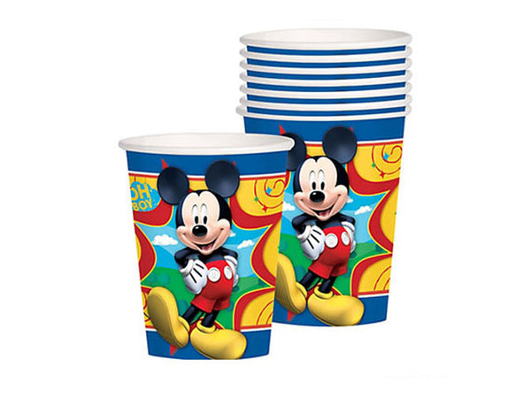 Mickey Mouse Paper Cups (8 ct) – My Little Party Shop