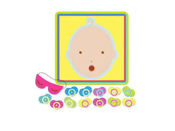 Pin the Pacifier Baby Shower Game – My Little Party Shop