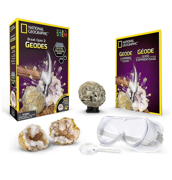 National Geographic Break Open Geodes Set – My Little Party Shop