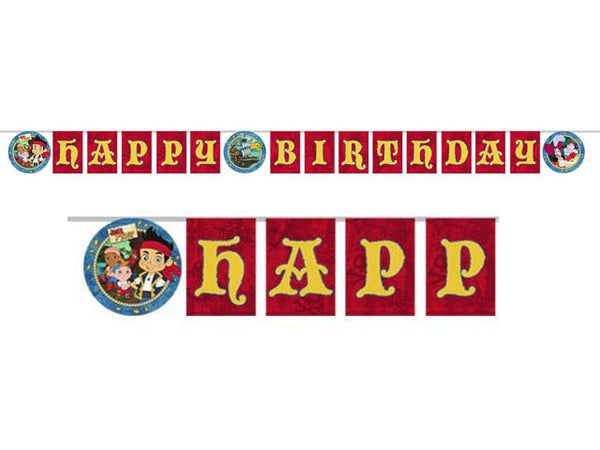 Jake and the Neverland Pirates Birthday Banner – My Little Party Shop